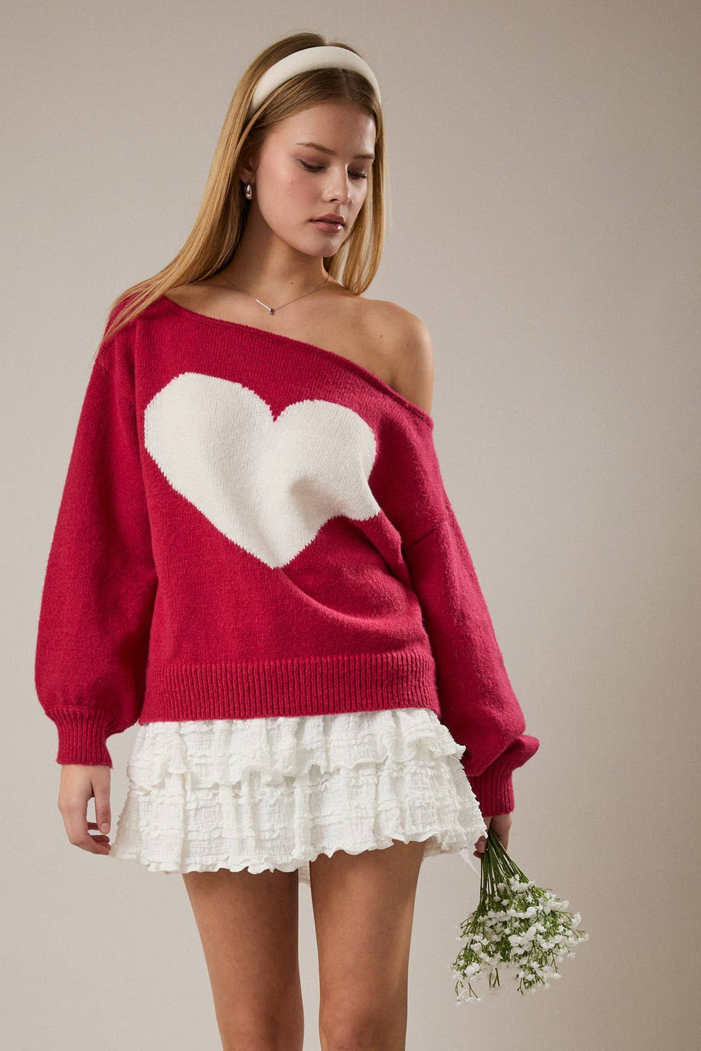 Endless Love Slouchy Sweater – Blush by CVDesigns